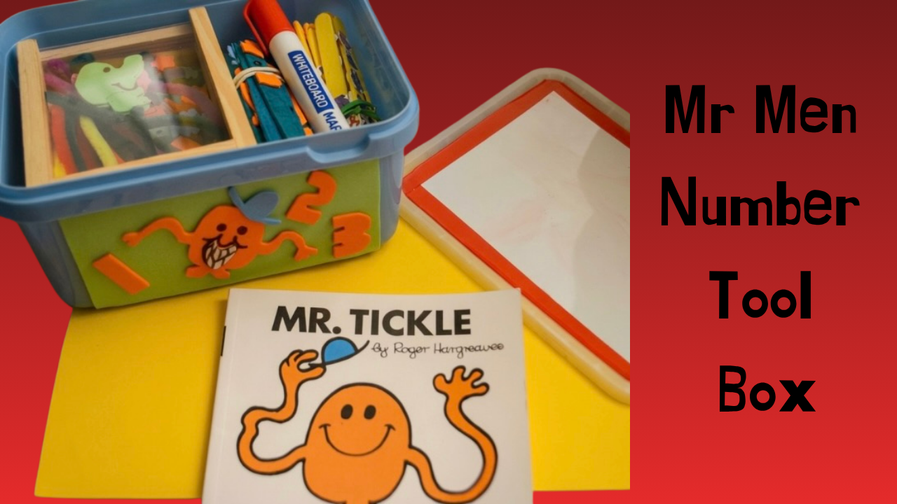 How to Make a Mr Men Number Tool Box - ANGELIC SCALLIWAGS