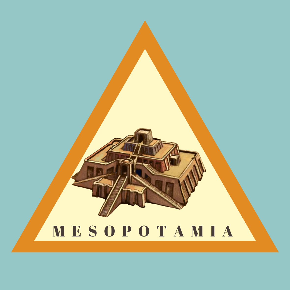 Printable Mesopotamia Luggage Stickers